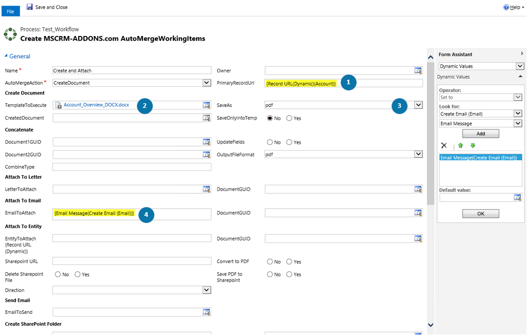 News.mscrm-addons.com Blog | How do I create a document and attac